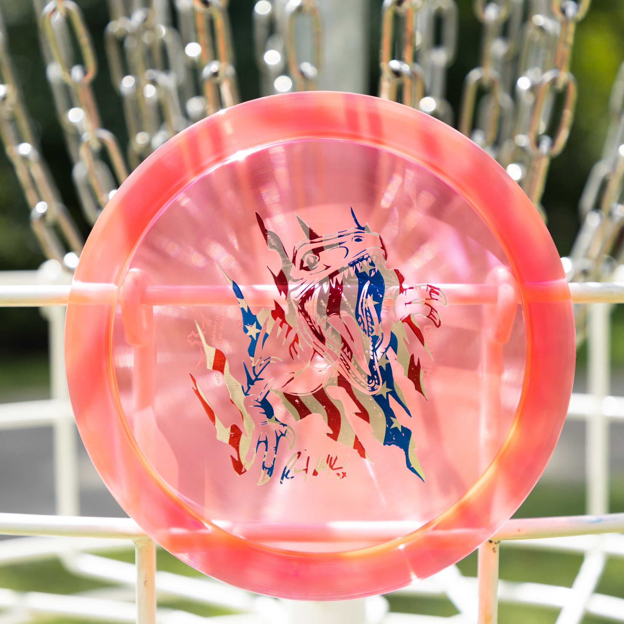 Dynamic Discs Lucid-Ice "Raptor" Criminal Ricky Wysocki Team Idlewild